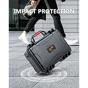 DEVASO Carrying Case for Xbox Series S, Professional Deluxe Waterproof Case Soft Lining Hard Case with Shoulder for Xbox Series S and Other Accessories Storage