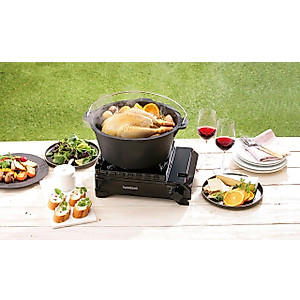 Iwatani CB-ODX-1-BK Cassette Fu Cassette Stove, Tough Maru, Black