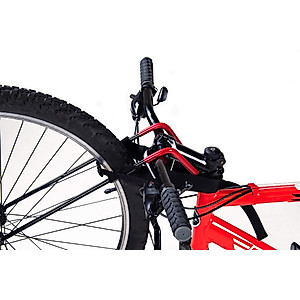 Universal Bike Wheel Attachment Rack To Transport Bicycle Tire Up To 26 Inches On Frame While Mounted On Fork Mount Car Roof Rack. Save Storage Space In Trunk Or Back Seat, Avoid Damaged Cycling Tires