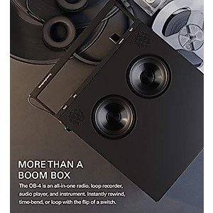 Teenage Engineering OB-4 Magic Radio Portable Stereo Speaker with Built-in Loop Recorder and Tape Transport