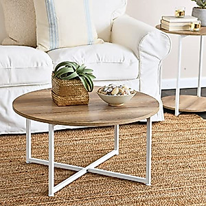 Household Essentials Coffee Table, Coastal Oak