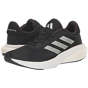 adidas Women's Supernova 3 Sneaker, Core Black/Wonder Silver/White, 8.5