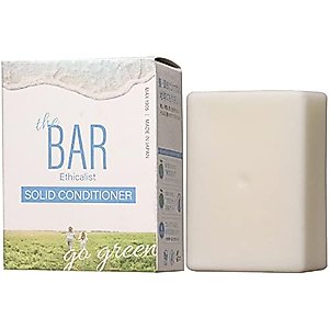 The BAR Solid Conditioner, Solid is future, Conditioner bar, Made in Japan, Vegan, Natural, Eco friendly, Alcohol free, Water free, Silly and shiny hair, floral savon scent