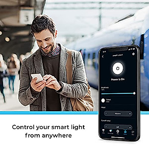 Globe Electric Works with Alexa Smart 14" Black Flush Mount Light, A Certified for Humans Device