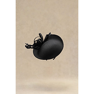 BABEYOND Derby Hats for Women - Fascinators Tea Party Hats Headband Wide Brim Fascinator Wedding Cocktail Feathers Headwear