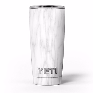Design Skinz Slate Marble Surface V61 - Skin Decal Vinyl Wrap Kit Compatible with The Yeti Rambler Cooler Tumbler Cups