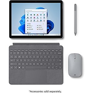 Microsoft Surface Go 3 10" Pixelsense Touchscreen Laptop Tablet, I3-10100Y, 8GB RAM, 128GB SSD, Intel UHD Graphics 615 with Dual-Core 10-Point Multi-Touch Windows 10 Pro, 8W6-00009 (Renewed)