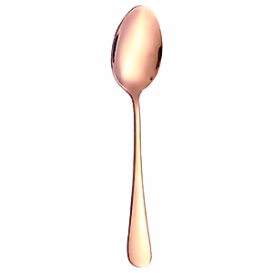 Stainless Steel Flatware Set,Service for 4,Rose Gold Cutlery Utensils 16Piece Tableware Set Include Fork Knife Spoon