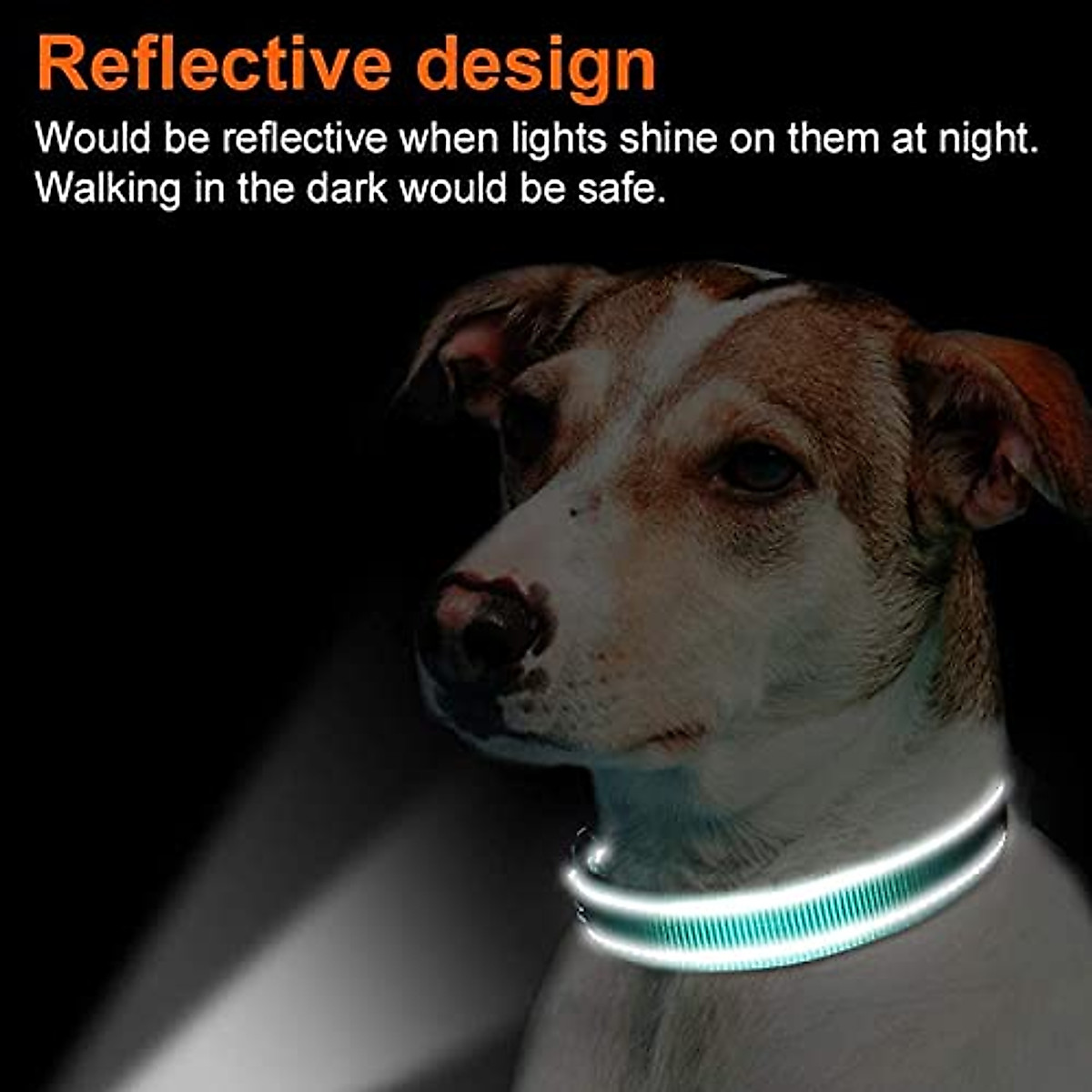 VIWIK Reflective Dog Collar with Safety Locking Buckle, Adjustable Durable Pet Collars for Small Medium Dogs, Soft Neoprene Padded Breathable Nylon Pet Collar Black-M