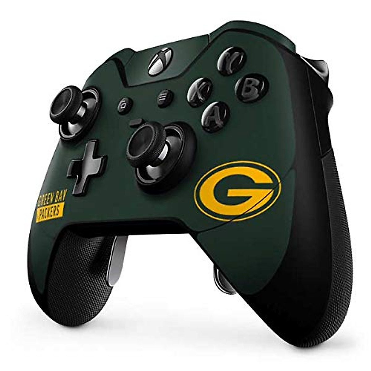Skinit Decal Gaming Skin Compatible with Xbox One Elite Controller - Officially Licensed NFL Green Bay Packers Green Performance Series Design