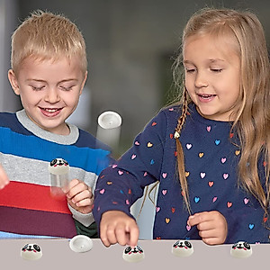 ArtCreativity Panda Poppers, Pack of 24, Pop-Up Half Ball Toys, Old School Retro 90s Toys for Kids, Birthday Party Favors, Goodie Bag Fillers for Boys and Girls