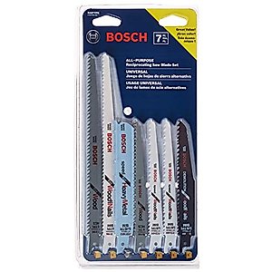 BOSCH RAP7PK 7-Piece Reciprocating Saw Blade Set