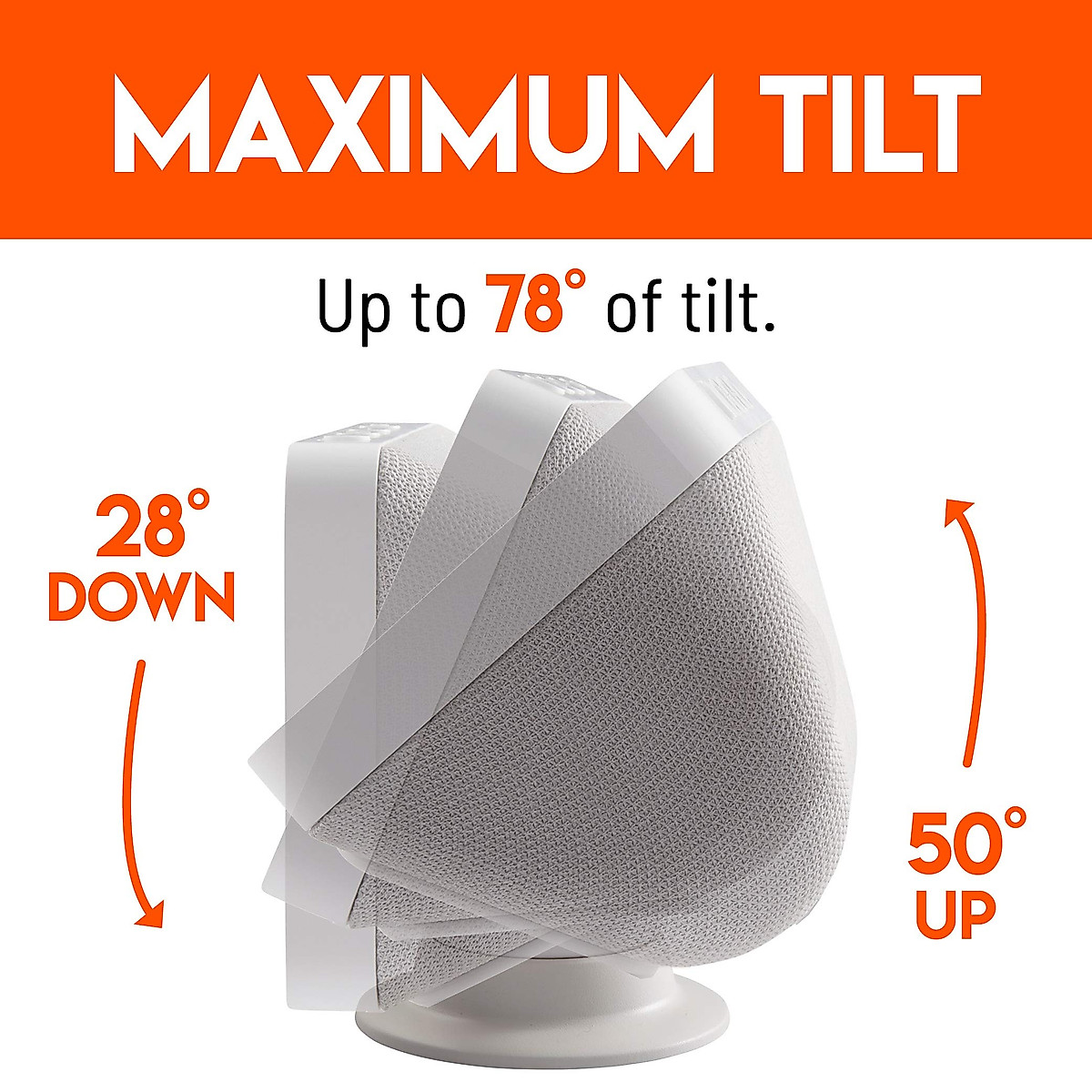 Made for Amazon Tilt + Swivel Stand, for the Echo Show 8 (2021 Release)