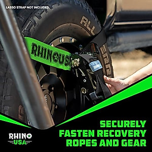 Rhino USA 1" x 25' Hook and Loop Roll - Non-Adhesive Interlocking Tape