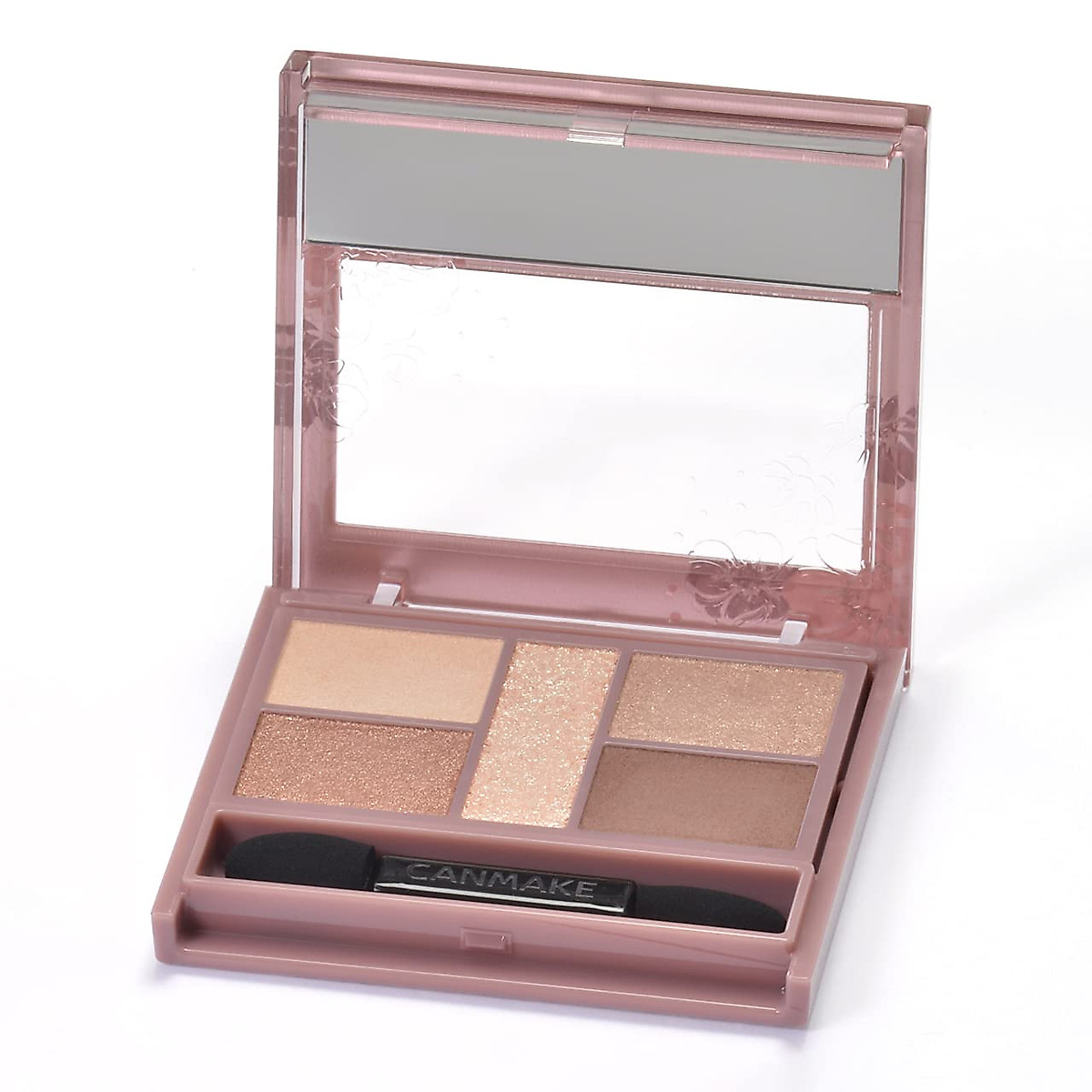 CANMAKE Perfect Stylist Eyes, 5-Color Eyeshadow Palette 0.10 oz (3.0 g) (23 Almond Canelé)