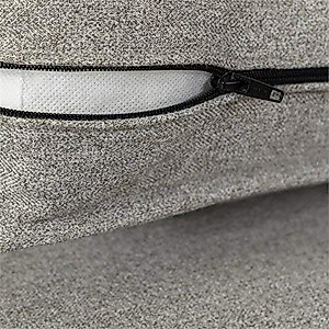 South Shore Live-It Cozy Sectional Sofa-Bed with Storage, Gray Fog