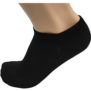Winterlace 48 Pairs Thin Low Cut Ankle Socks for Men Comfortable Lightweight Breathable Bulk Pack