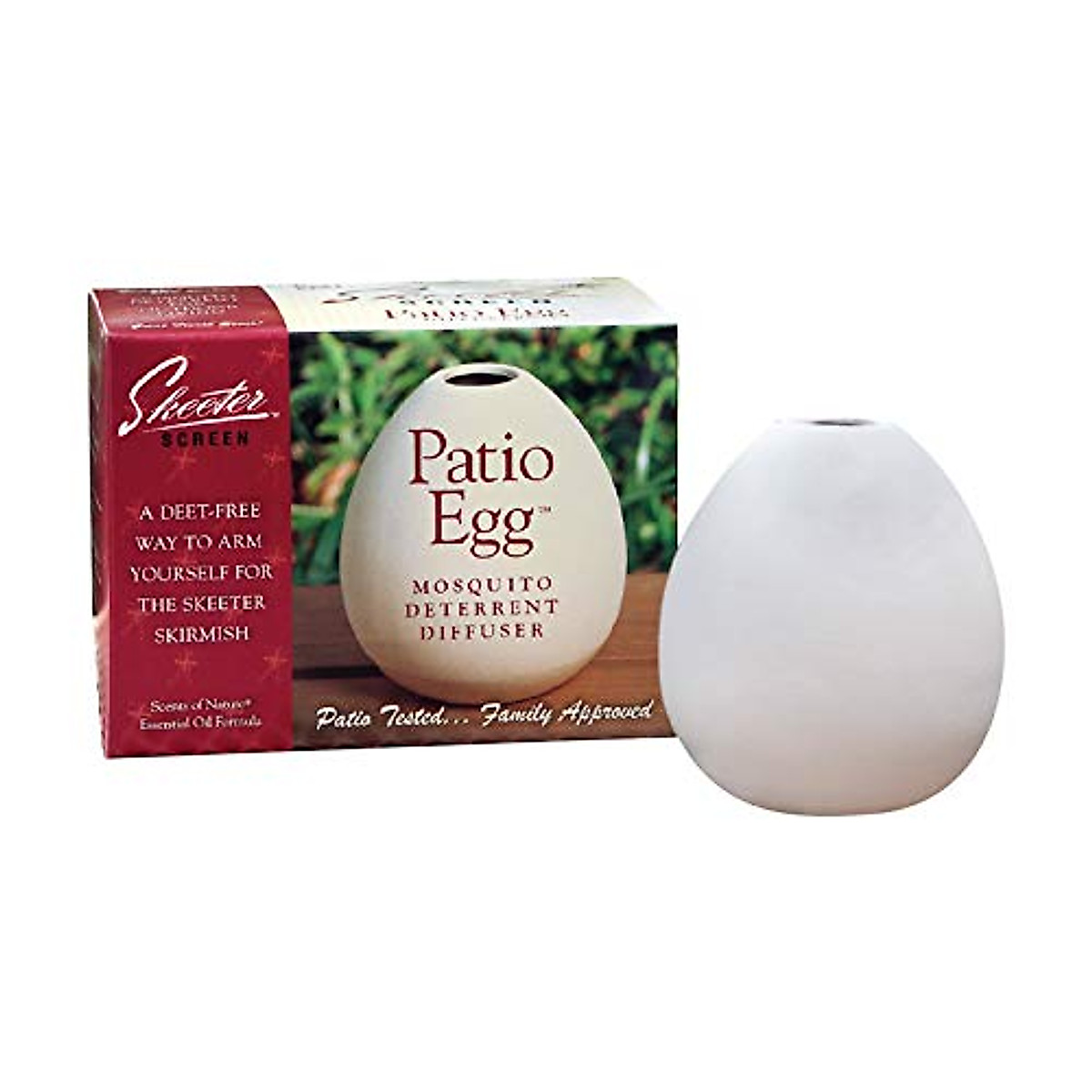 Skeeter Screen Patio Egg Insect Deterrent Diffuser For Mosquitoes 4 oz.