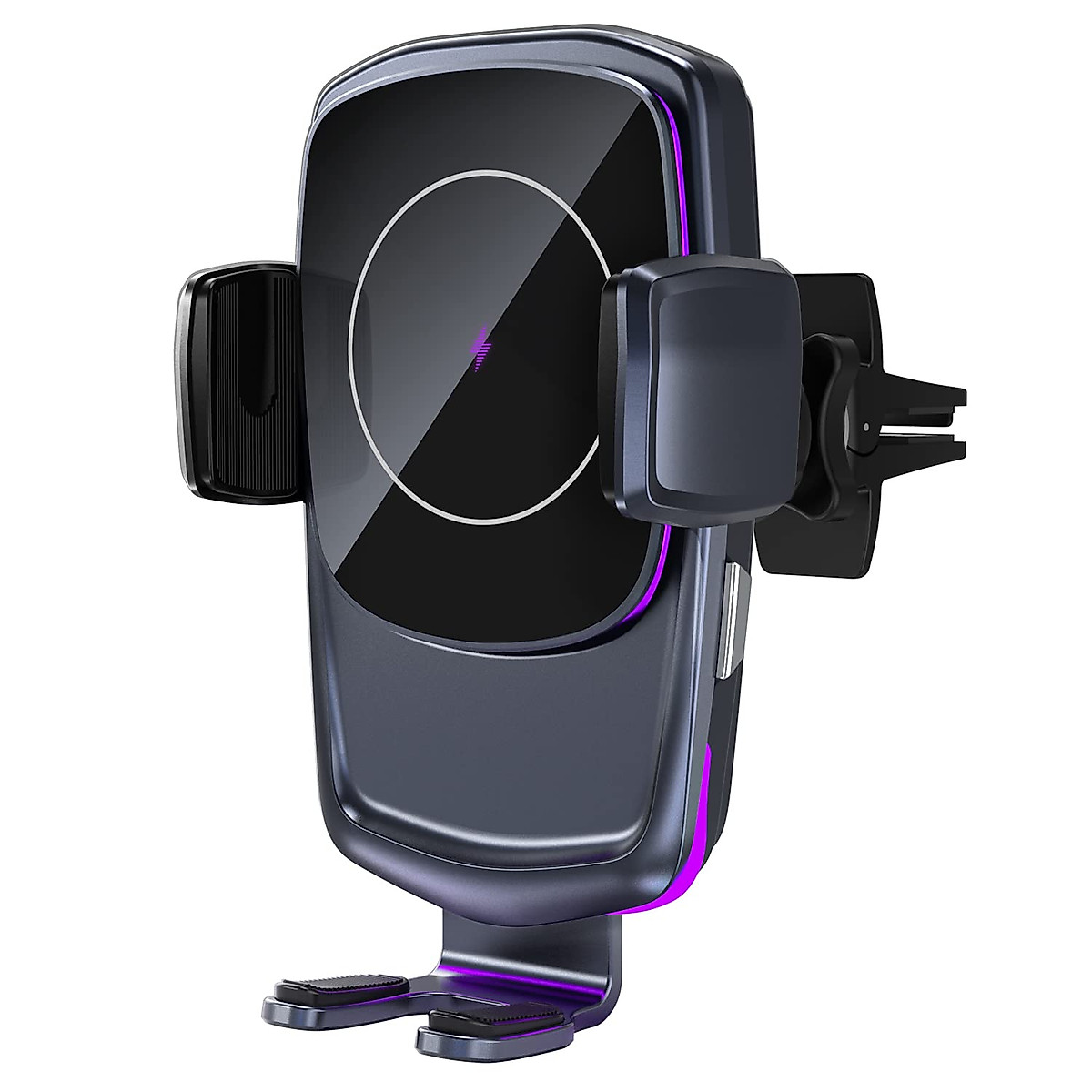 2022 Wireless Car Charger, 15W Auto-Clamping Car Charger Mount, Air Vent Car Charging Holder for iPhone 13/12/11/Pro/ProMax/Mini/Xr/Xs/X/8, Samsung S22/S22 Ultra/S21/S20(Without QC 3.0 car Charger)