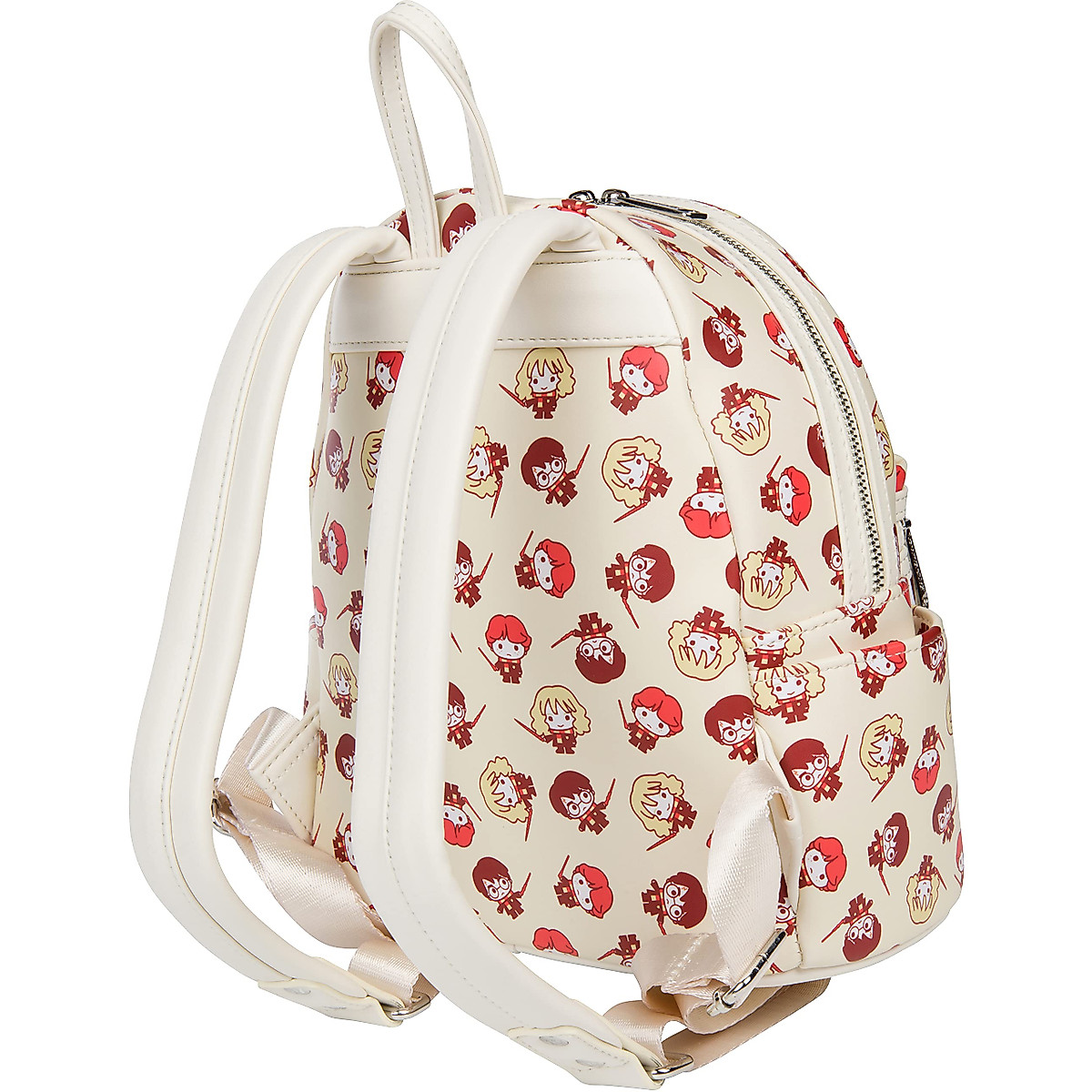 Loungefly Harry Potter Chibi Characters Wands Out All Over Print Mini Backpack