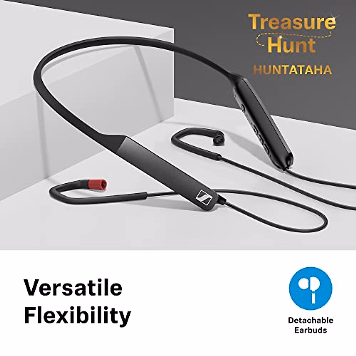 Sennheiser IE 80S BT Audiophile In Ear Bluetooth Headphone, Black