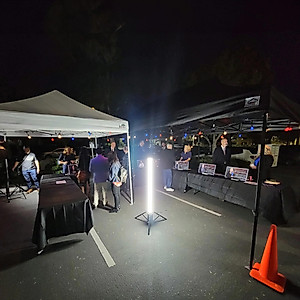 SeeDevil Rechargeable LED Area Light, 100 Watt, 10,000 Lumen, Glare-Free Indoor/Outdoor lighting system, Portable, Internal Battery