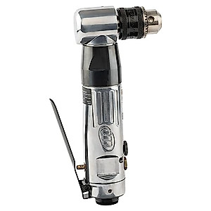 Ingersoll Rand 7807R-A - 3/8" Keyed Chuck, Right Angle Reversible Air Drill, 1800 RPM, 0.33 HP