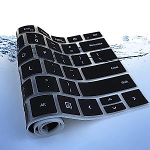 Keyboard Cover for Microsoft Surface Laptop 6/ Surface Laptop 5/Surface Laptop 4 13.5" 15" Laptop, Surface Laptop Studio 2 (2023), Surface Laptop Studio 14.4" Keyboard Protective Cover Skin-Black