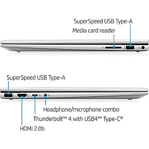 HP 2023 Envy X360 15.6" FHD IPS Touchscreen 2-in-1 Laptop Intel Quad-Core i7-1195G7 Iris Xe Graphics 32GB DDR4 1TB NVMe SSD HDMI Thunderbolt4 WiFi AX BT Backlit KB Windows 10 Pro w/RE USB