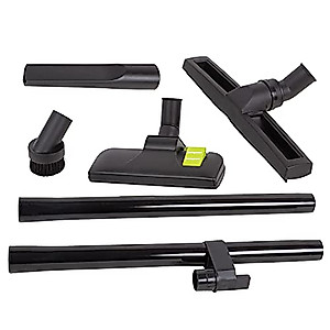 Sun Joe SWD12000 12-Gallon 1200-Watt 6.5 Peak HP Wet/Dry Shop Vacuum, HEPA Filtration, Wheeled w/Cleaning Attachments, for Home, Workshops, Pet Hair and Auto Use, 12 Gallon, Black