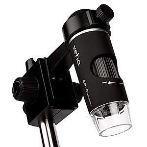 Veho Discovery DX-2 USB Digital Microscope | 5 Mega Pixels | x300 Magnification | Photo/Video Capture & Recording | Up to 2592 x 1944 Resolution | 8 LED's | Adjustable Stand (VMS-007-DX2)