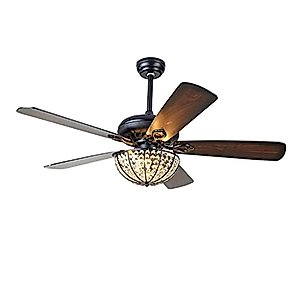 SHABOZ Ceiling Light lamp Ceiling Fan Lights Office Dining Room Bedroom Living Fan Lamps Lightings Fan Lights Home Fixture