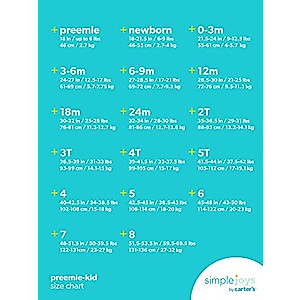 Simple Joys by Carter's Girls' 6-Piece Snug Fit Cotton Pajama Set, Blue Bunny/Pink Dots/White Forest Animals, 4T