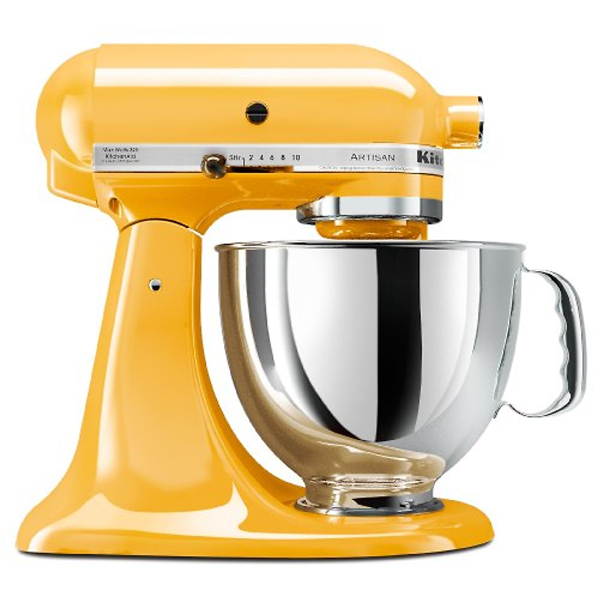 KitchenAid KSM150PSBF Artisan 5-Quart Stand Mixer, Buttercup