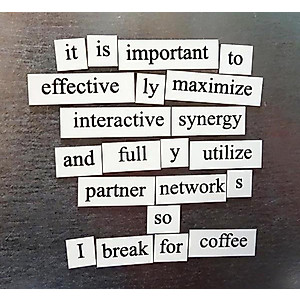 Magnetic Poetry - Office Kit - Words for Refrigerator - Write Poems and Letters on the Fridge - Made in the USA