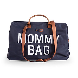 Childhome Navy Large Diaper Bag, Mommy Hospital Bag, Tote for Women, Travel Bag, Baby Bag, Pregnancy Must Haves