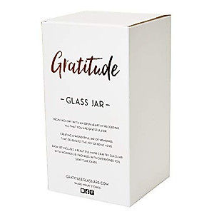 Gratitude Glass Jar