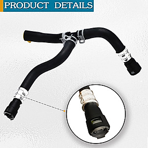 HVAC Heater Hose Assembly Compatible for Buick Enclave GMC Acadia and Chevrolet Traverse 2007-2017 Compatible Engine Heater Hose Replacement Part Number 20765678 25862087 25862088 626-562