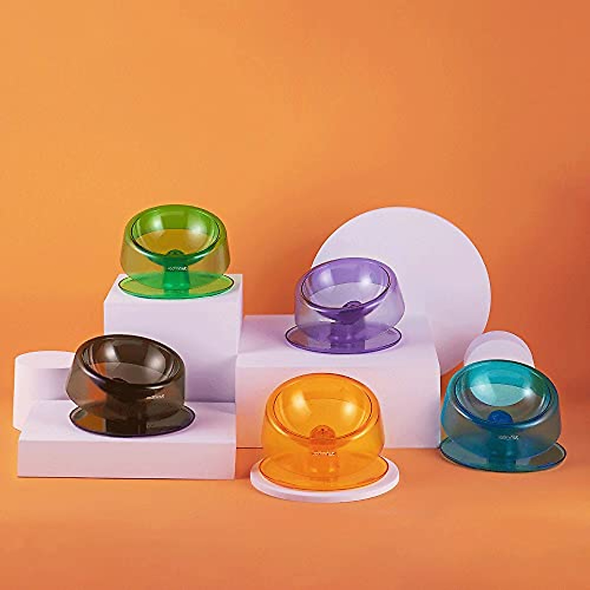 FUUIE Bowls for Food and Water Pet Bowl for Cat and Dog Adjustable Angel Cat Bowl Dog Bowl with Non-Slip Feeder for Cats and Dogs Kitten and Puppy Pet Products (Color : Blue)