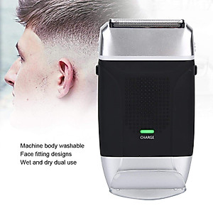 Electric Foil Shavers for Men, Mens Beard Shaver Lithium Electric Men's Multifunctional 2 in 1 Foil Trimmer Shaving Machine Clippers for Hair Cutting