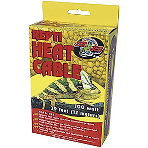 Zoo Med Reptile Heat Cable 100 Watts, 39-Feet
