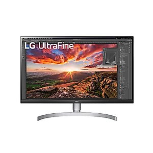 LG 27UN850-W 27" 4K (3840x2160) 144Hz 5ms IPS FreeSync Monitor, Silver (Renewed)