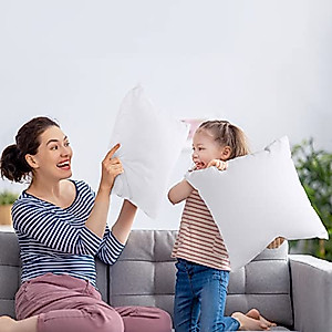 Utopia Bedding Throw Pillows Insert (Pack of 2, White) - 22 x 22 Inches Bed and Couch Pillows - Indoor Decorative Pillows