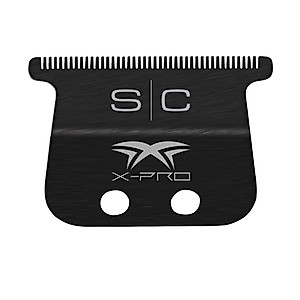 Stylecraft Replacement Fixed Black Diamond Carbon DLC X-Pro Wide Hair Trimmer Blade