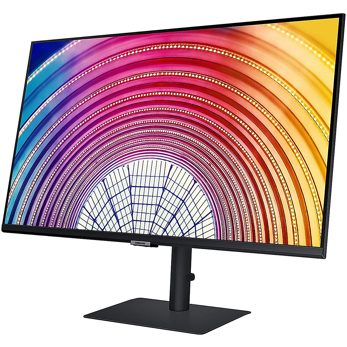 SAMSUNG 32 Inches S60A Series QHD (2560x1440) Computer Monitor, 75Hz, HDMI, Display Port, HDR10 (1 Billion Colors), Height Adjustable Stand, TUV-Certified Intelligent Eye Care (LS32A600NWNXGO)