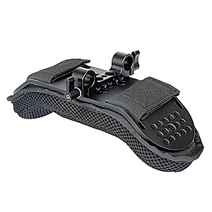 NICEYRIG Steady Shoulder Mount/Shoulder Pad for Video Camcorder Camera DV/DC Support System DSLR Rig (15mm Railblock)