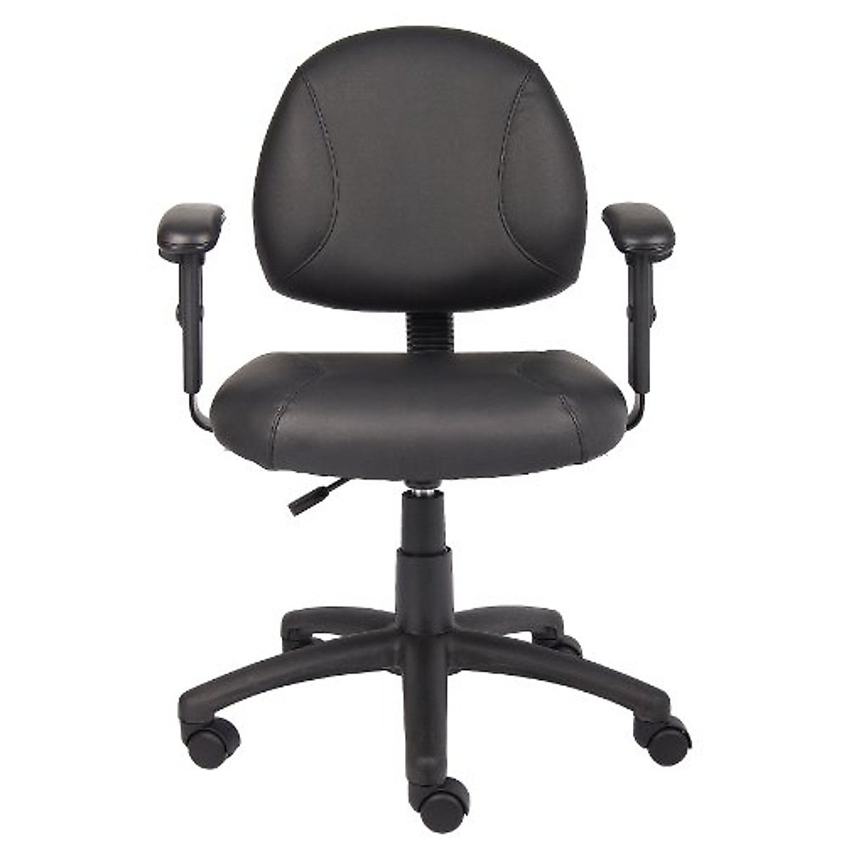 Boss Office Products Posture Task Chair with Adjustable Arms in Black