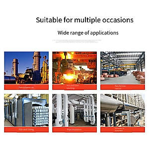 WODOFULHY Ceramic Fiber Cotton, Suitable for Filling kiln Thermal Insulation Cotton Sealing Thermal Insulation Machinery Equipment (2.2pounds, High Aluminum Spinneret Cotton (2282℉))