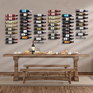 Sorbus® Wall Mount Wine Rack (Holds 9 Bottles)