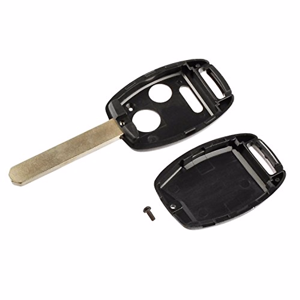 Key Fob Keyless Entry Remote Shell Case & Pad fits Honda 2010-2011 Accord Crosstour / 2006-2011 Civic / 2007-2013 CR-V / 2011-2015 CR-Z / 2009-2013 Fit / 2011-2014 Odyssey